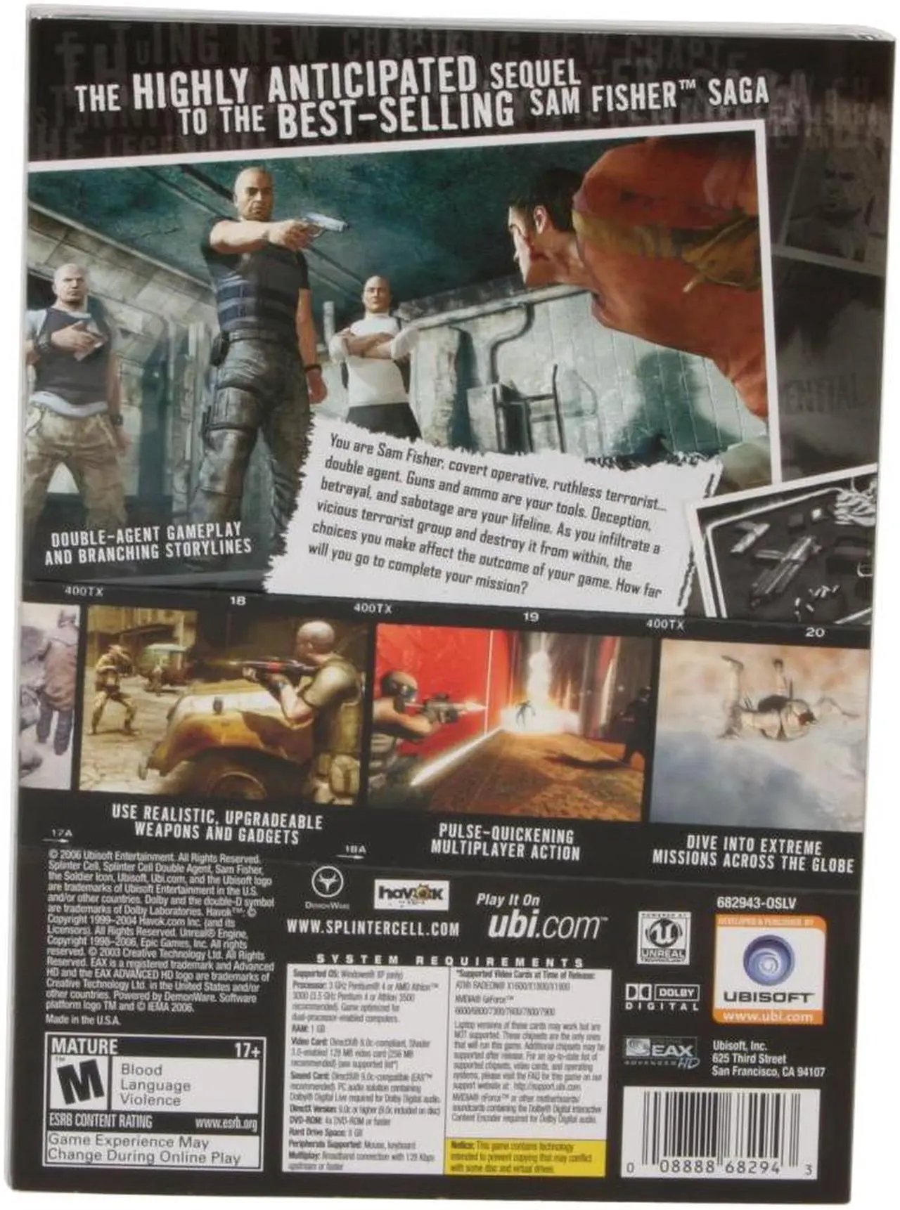 Splinter Cell: Double Agent PC Game - Newegg.com