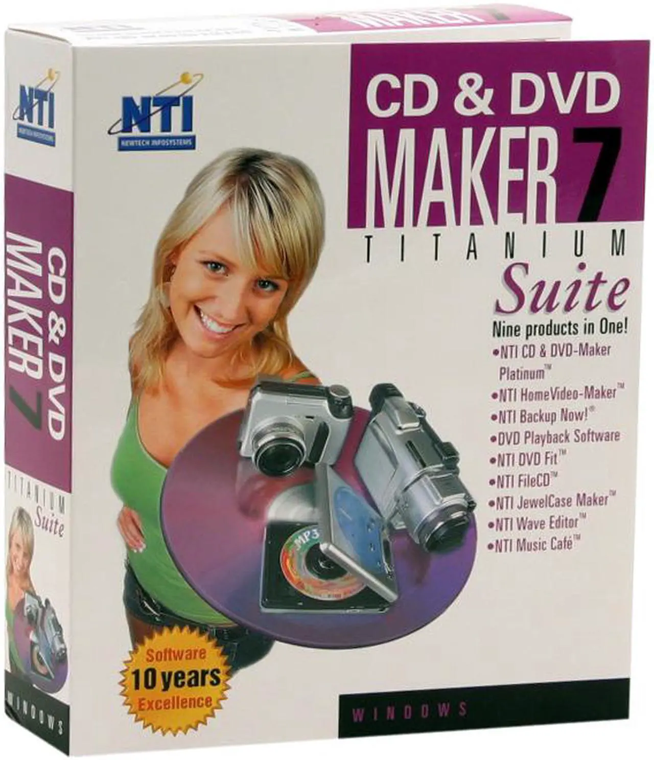 NTi CD & DVD Maker 7 Titanuim Suite - Newegg.com