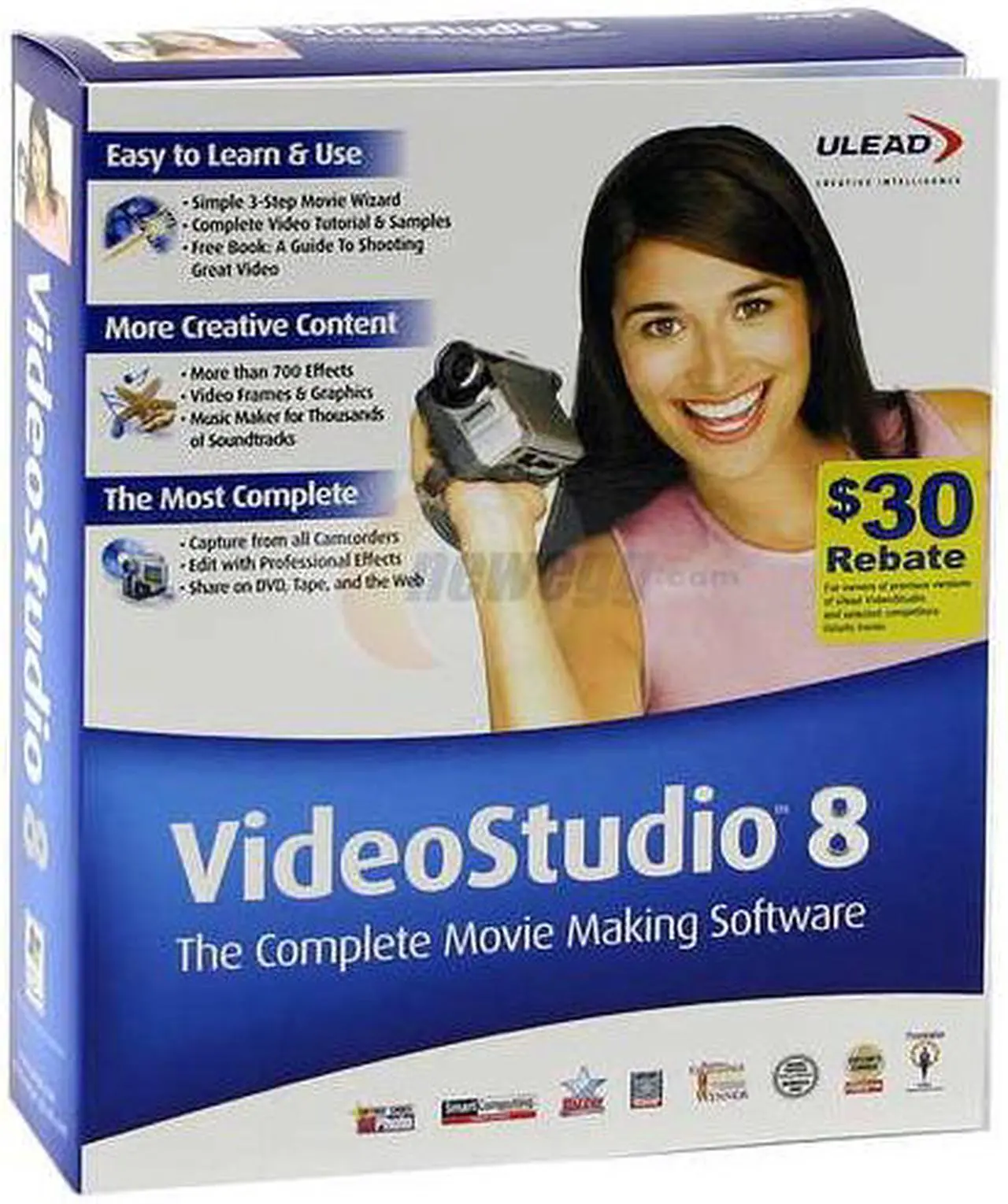 ULEAD VIDEOSTUDIO 8 SINGLE BOX UNIT - Newegg.com