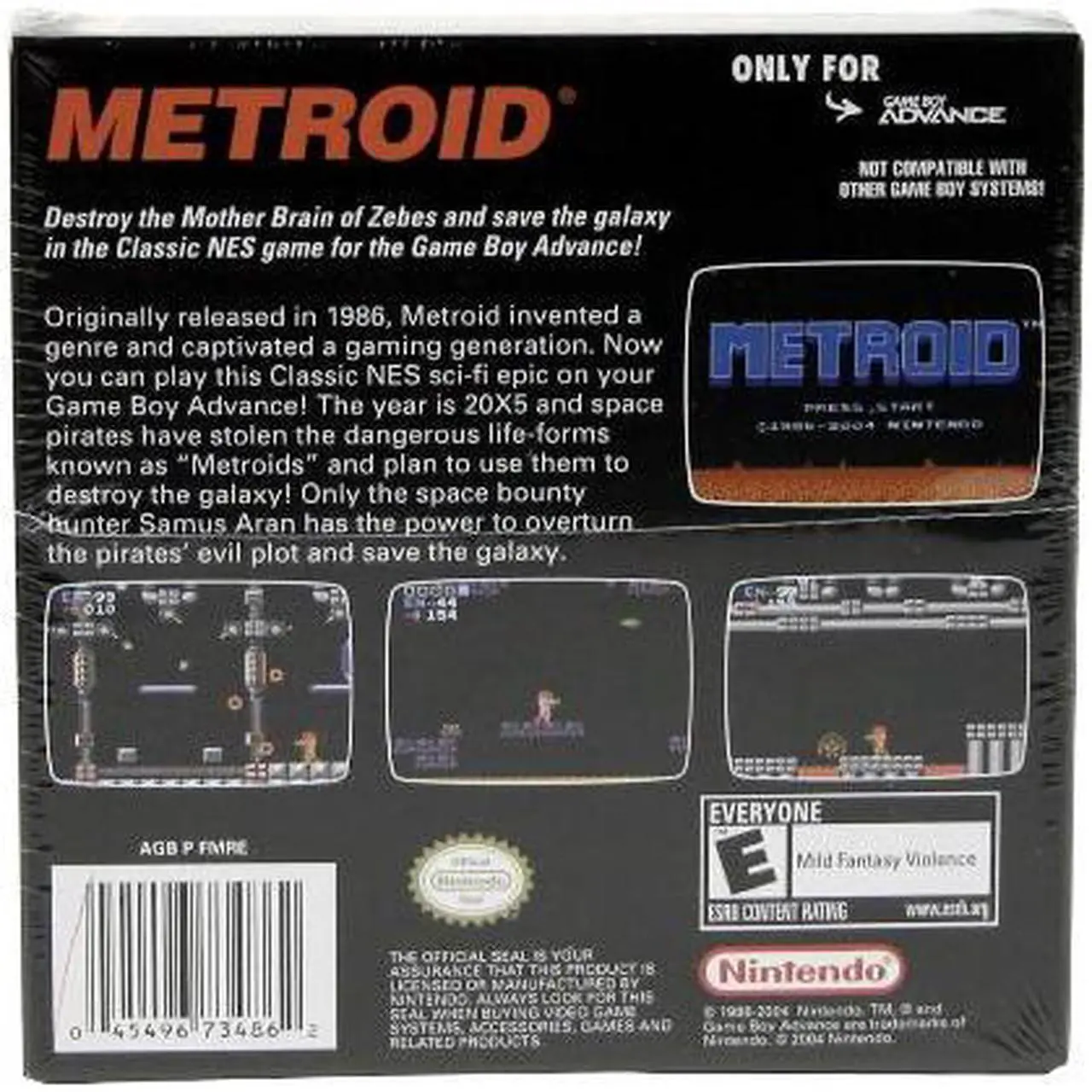 Metroid Classic GameBoy Advance Game Nintendo - Newegg.com