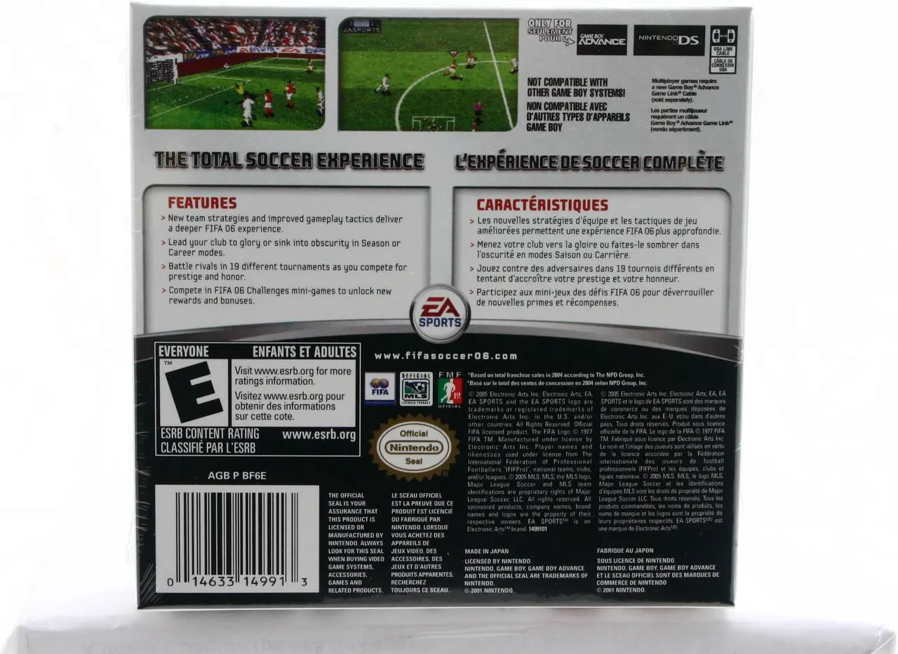 FIFA Soccer 06 GameBoy Advance Game EA - Newegg.com