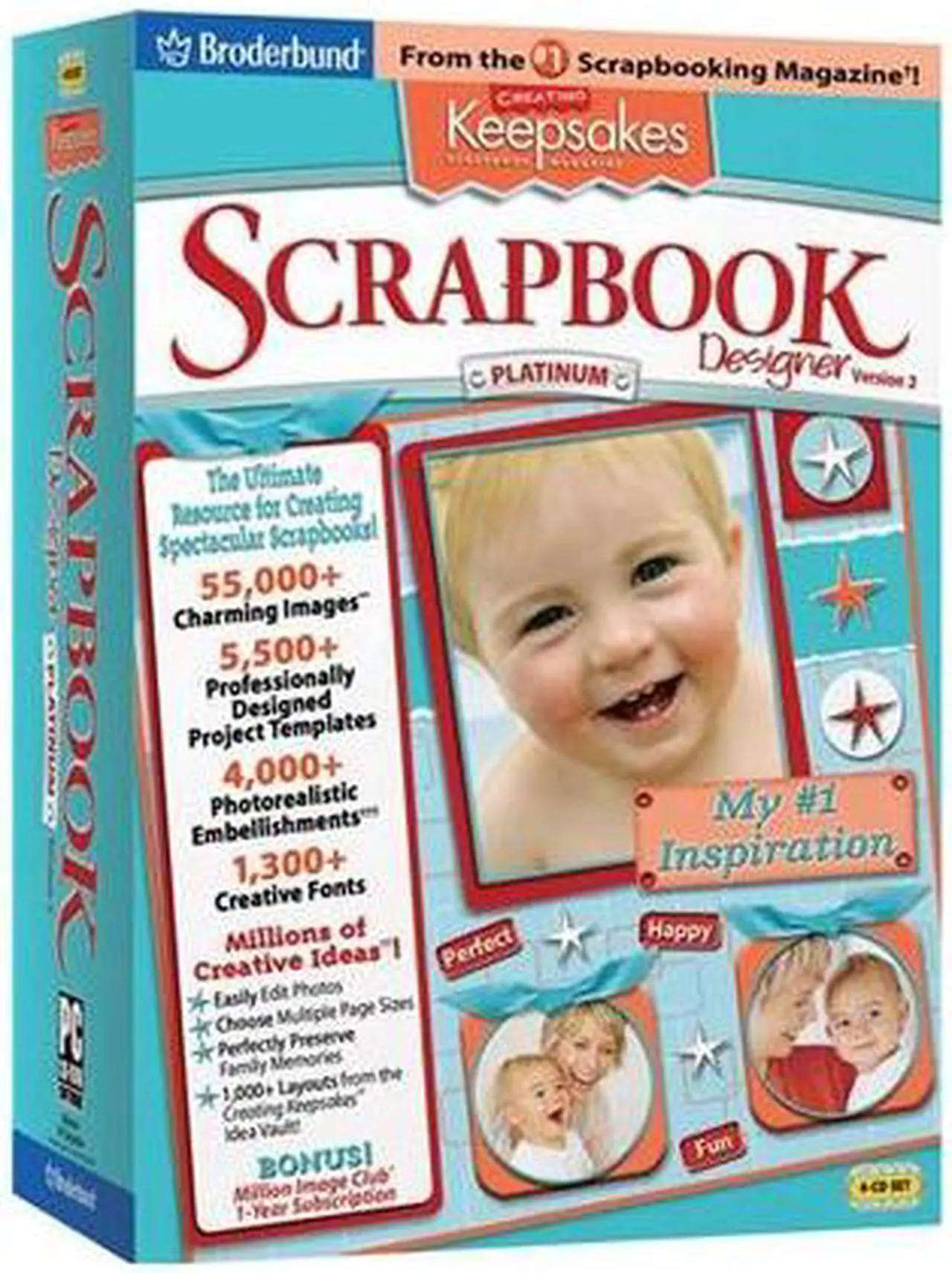 Encore Software Creating Keepsakes Scrapbook Designer Platinum v.3 ...