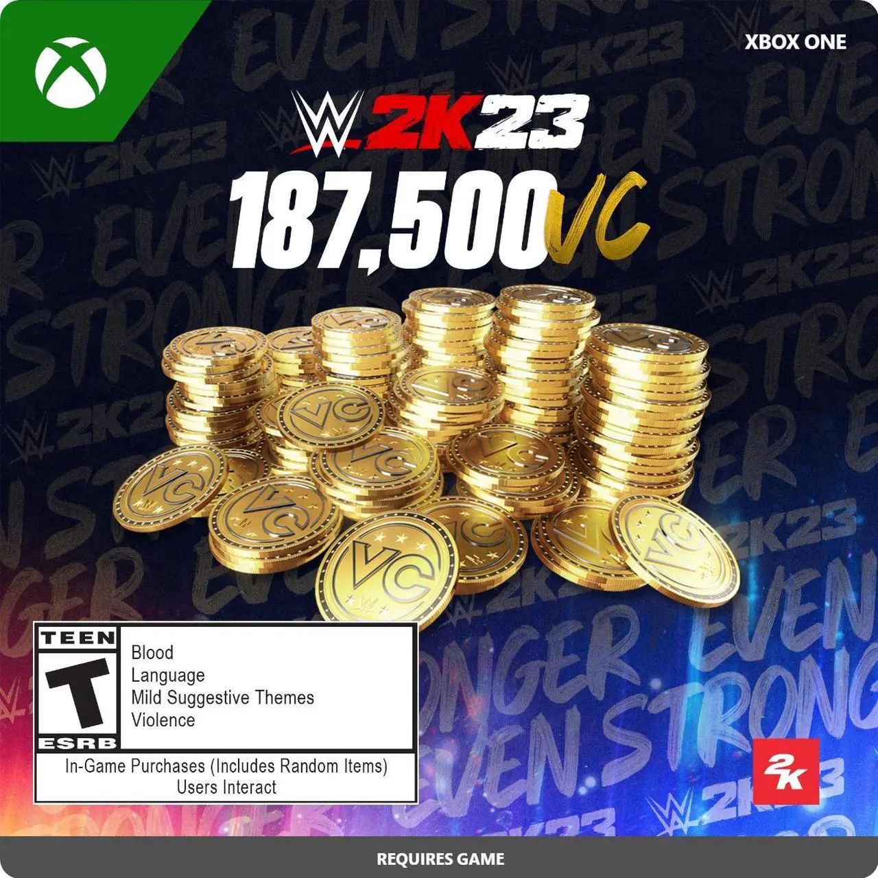 WWE 2K23: 187,500 Virtual Currency Pack for Xbox One [Digital Code ...