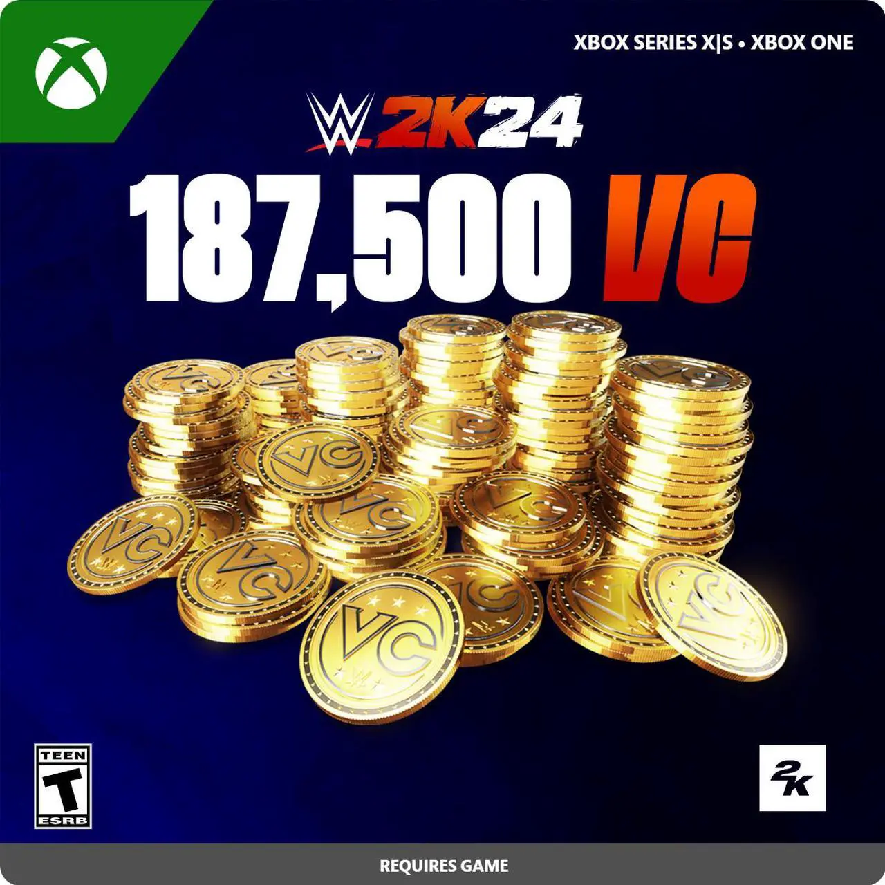WWE 2K24: 187,500 Virtual Currency Pack Xbox Series X|S, Xbox One ...