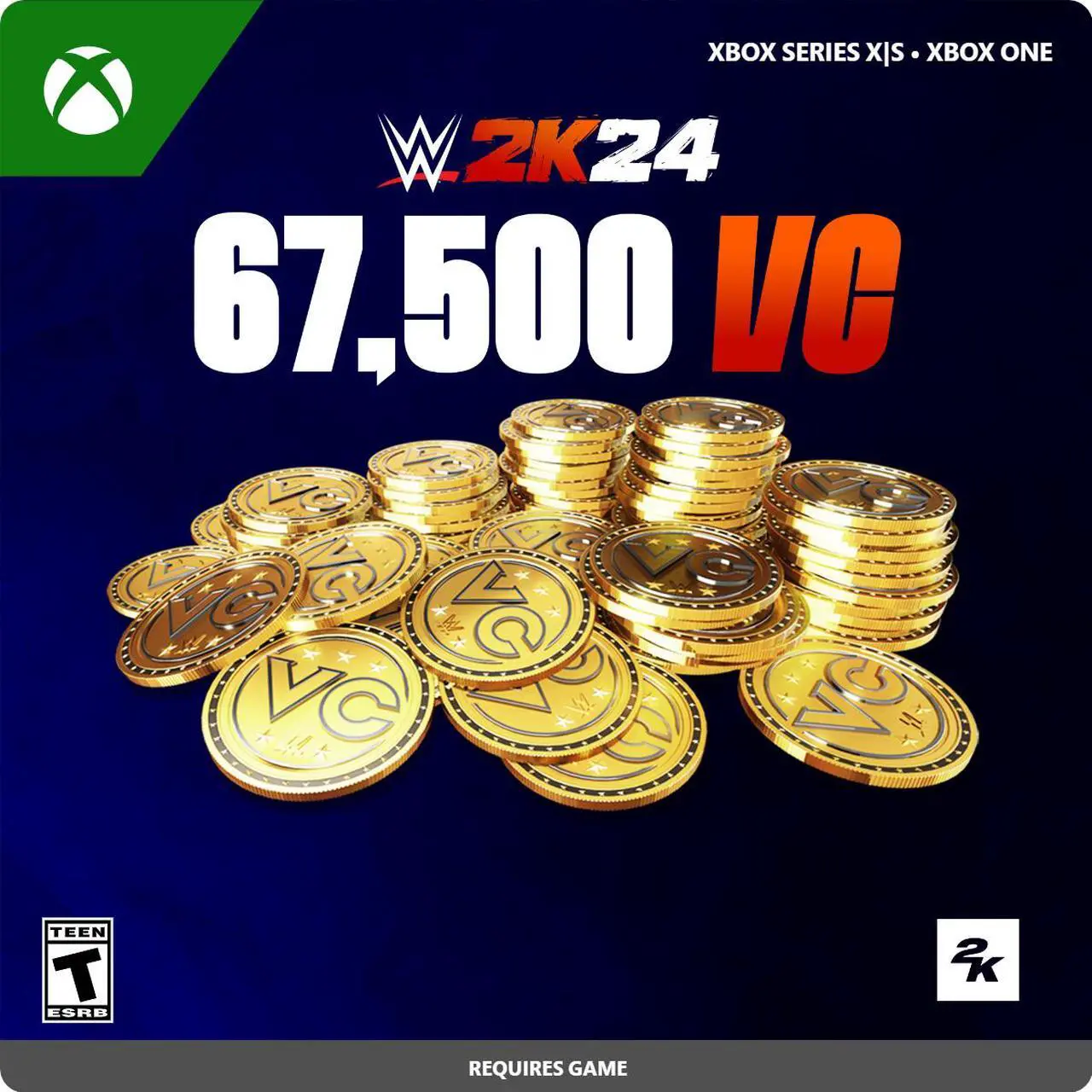 WWE 2K24: 67,500 Virtual Currency Pack Xbox Series X|S, Xbox One ...