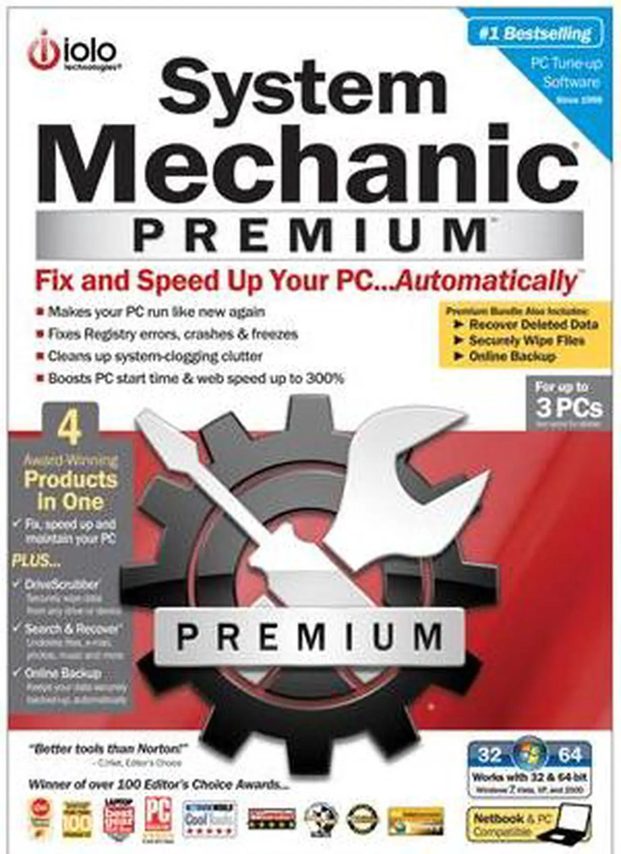 iolo System Mechanic Premium for 3 Pcs - Newegg.com