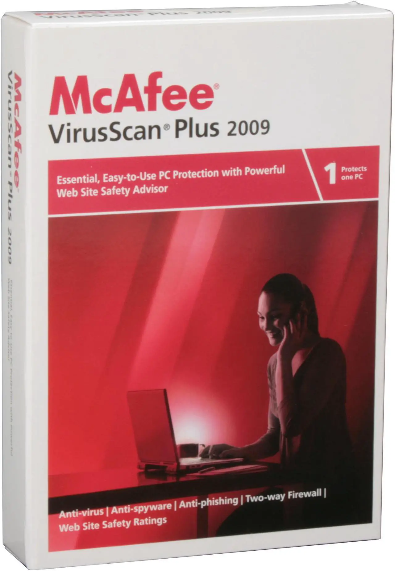 McAfee VirusScan Plus 2009 1 User - Newegg.com
