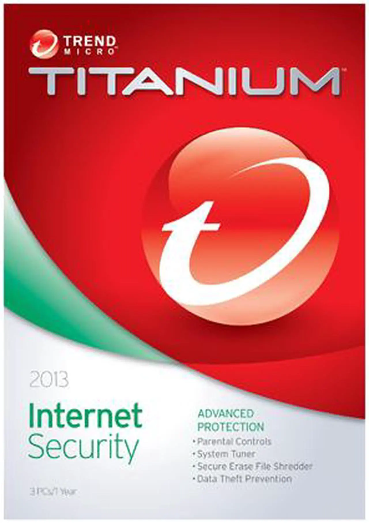 TREND MICRO Titanium Internet Security 2013 -3 User - Newegg.com