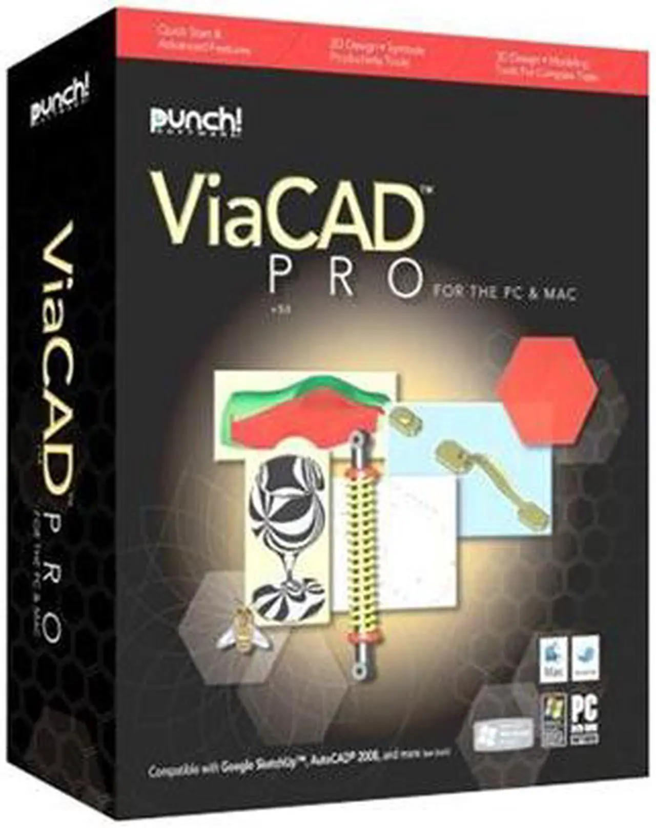 Punch! Software ViaCAD Pro PC & Mac - Newegg.com