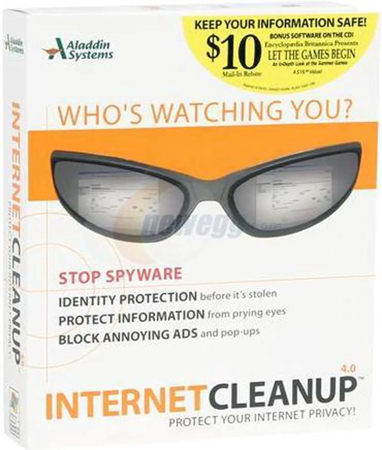 Aladdin Systems Internet Clean-Up 4.0 - Newegg.com