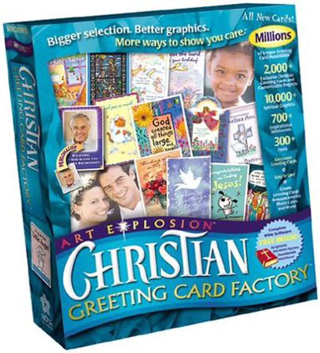 Nova Development Art Explosion Christian Greeting Card Factory - Newegg.com