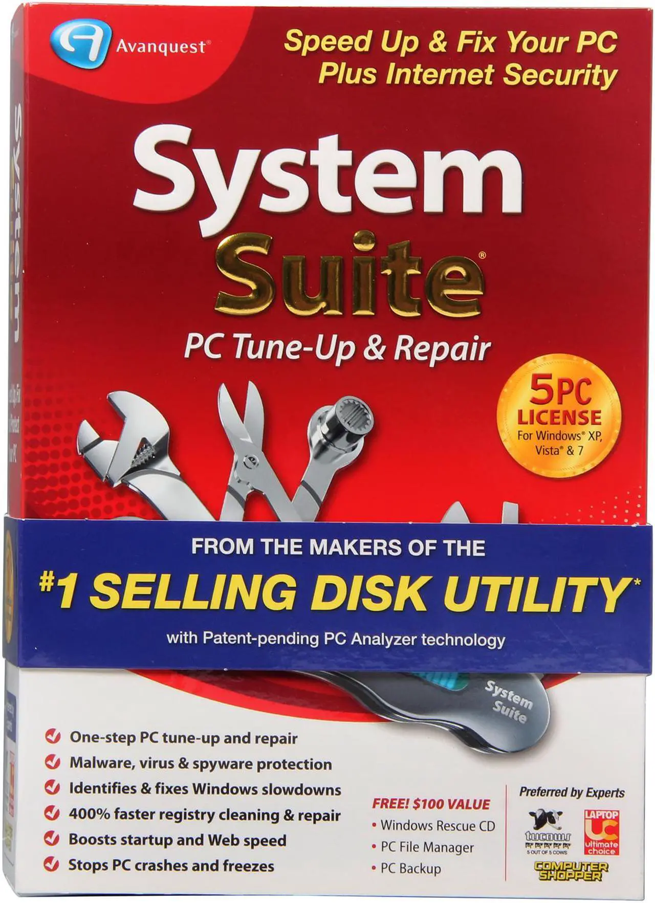 Avanquest System Suite PC Tune-Up & Repair - 5PC - Newegg.com