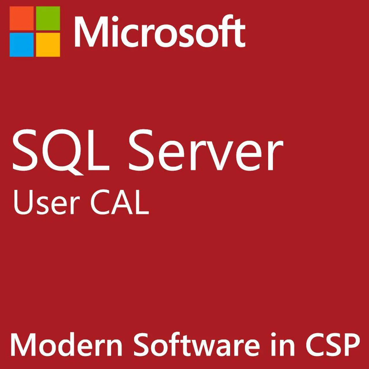 Microsoft SQL Server 2022 | 1 User CAL | Modern Software in CSP ...