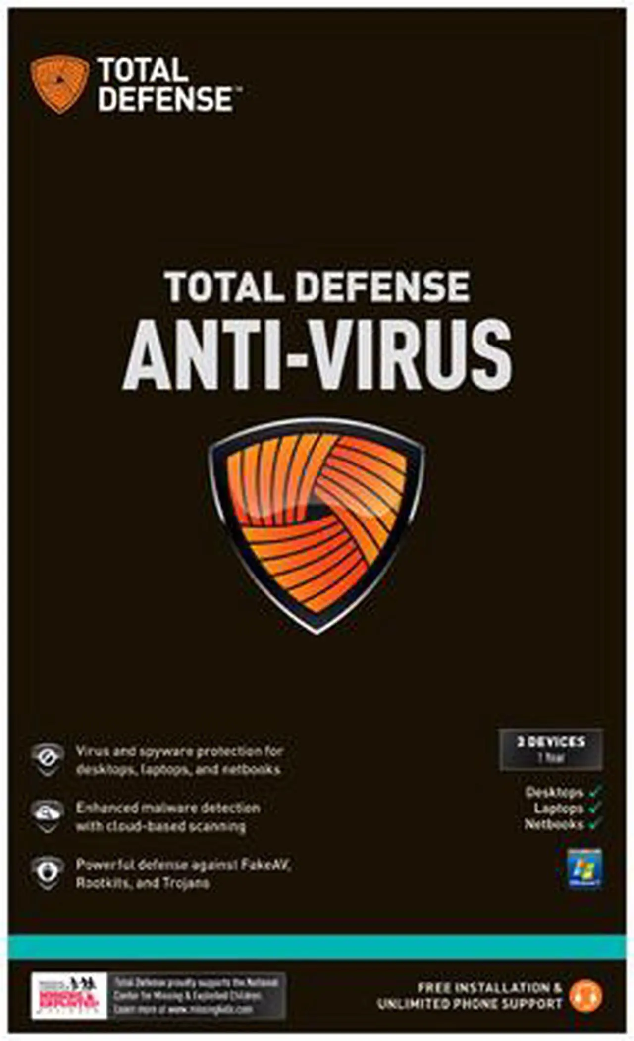 Total Defense Anti-Virus - 3 PCs - Newegg.com