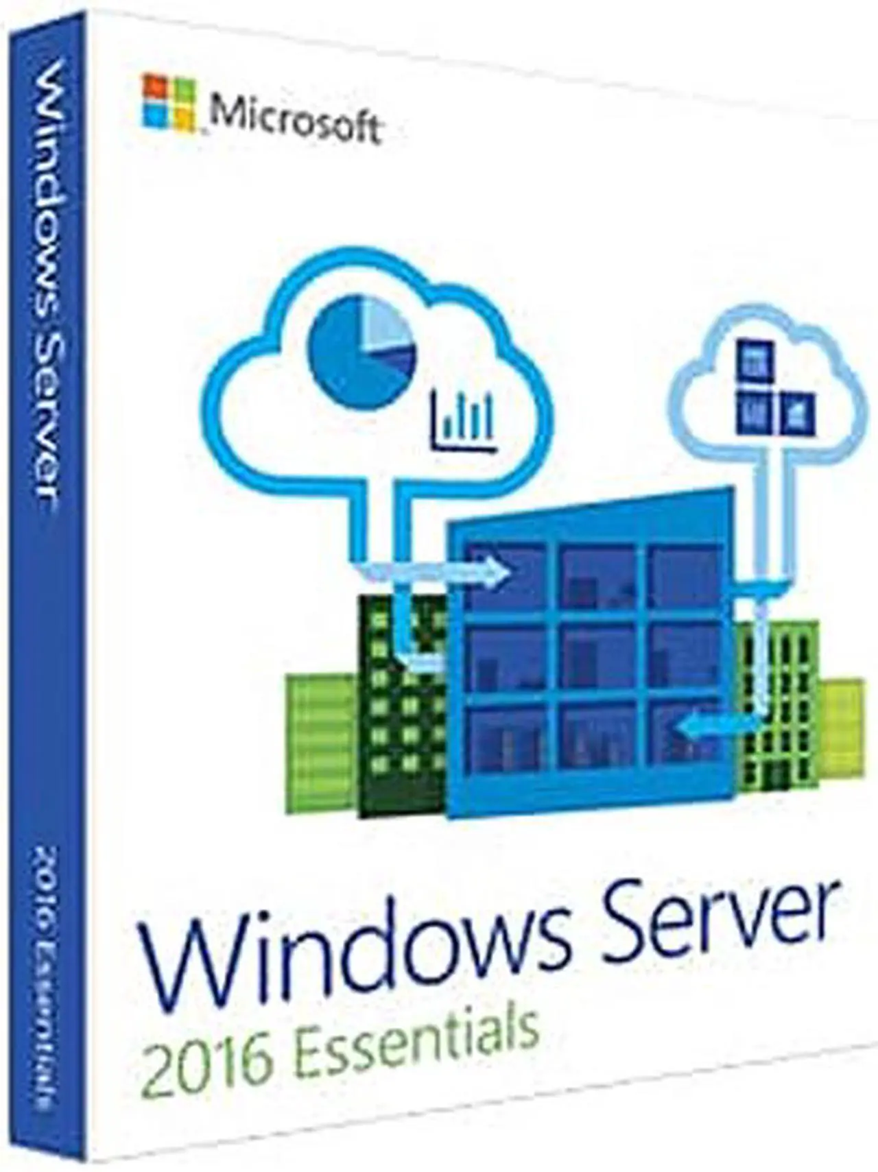Microsoft G3S-00936 Windows Server 2016 Essentials 64-bit Retail Box ...