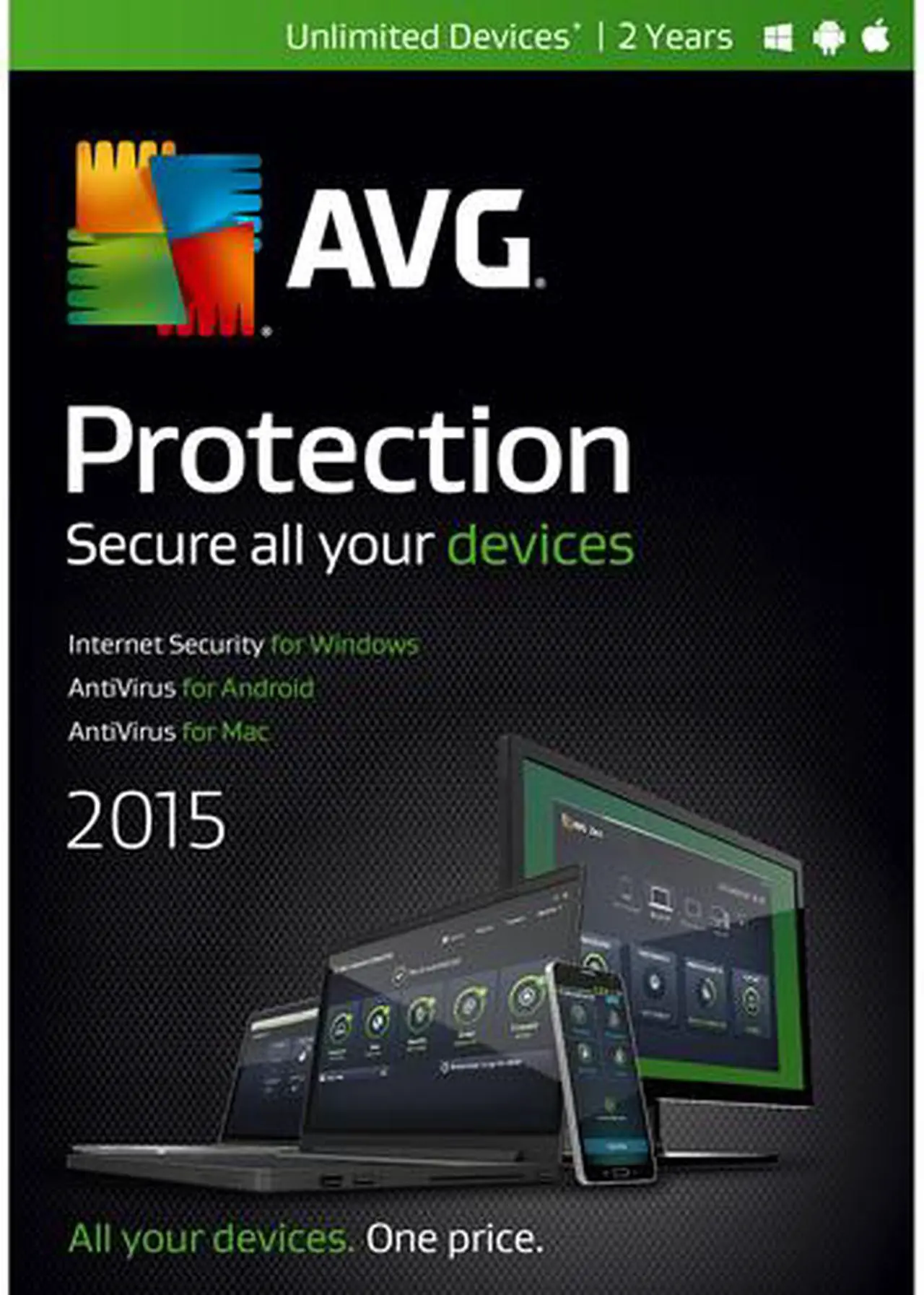 AVG Protection 2015 Unlimited Devices / 2 Years - Download - Newegg.com