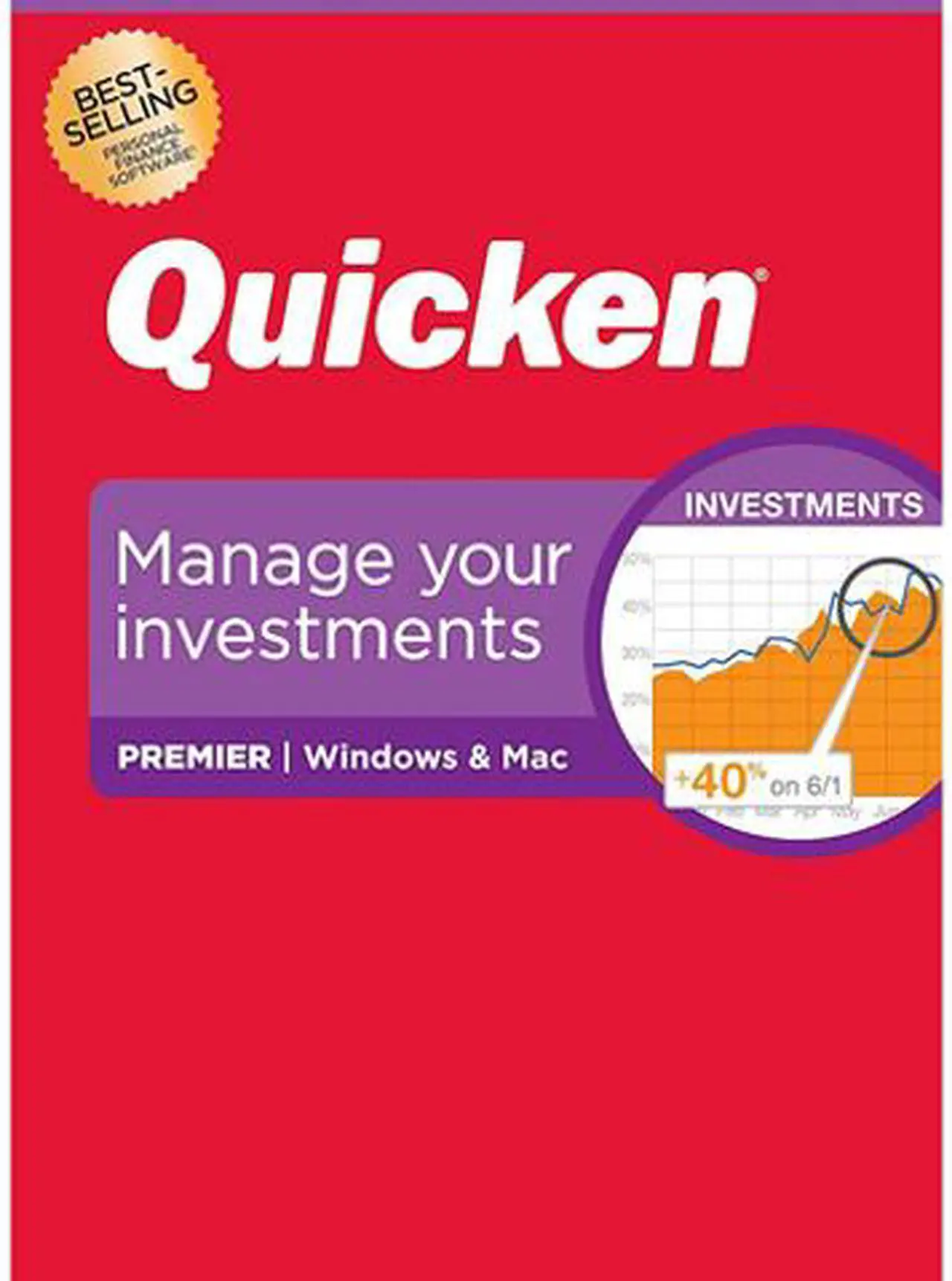 Quicken Premier Personal Finance - 1-Year Subscription (Windows/Mac ...