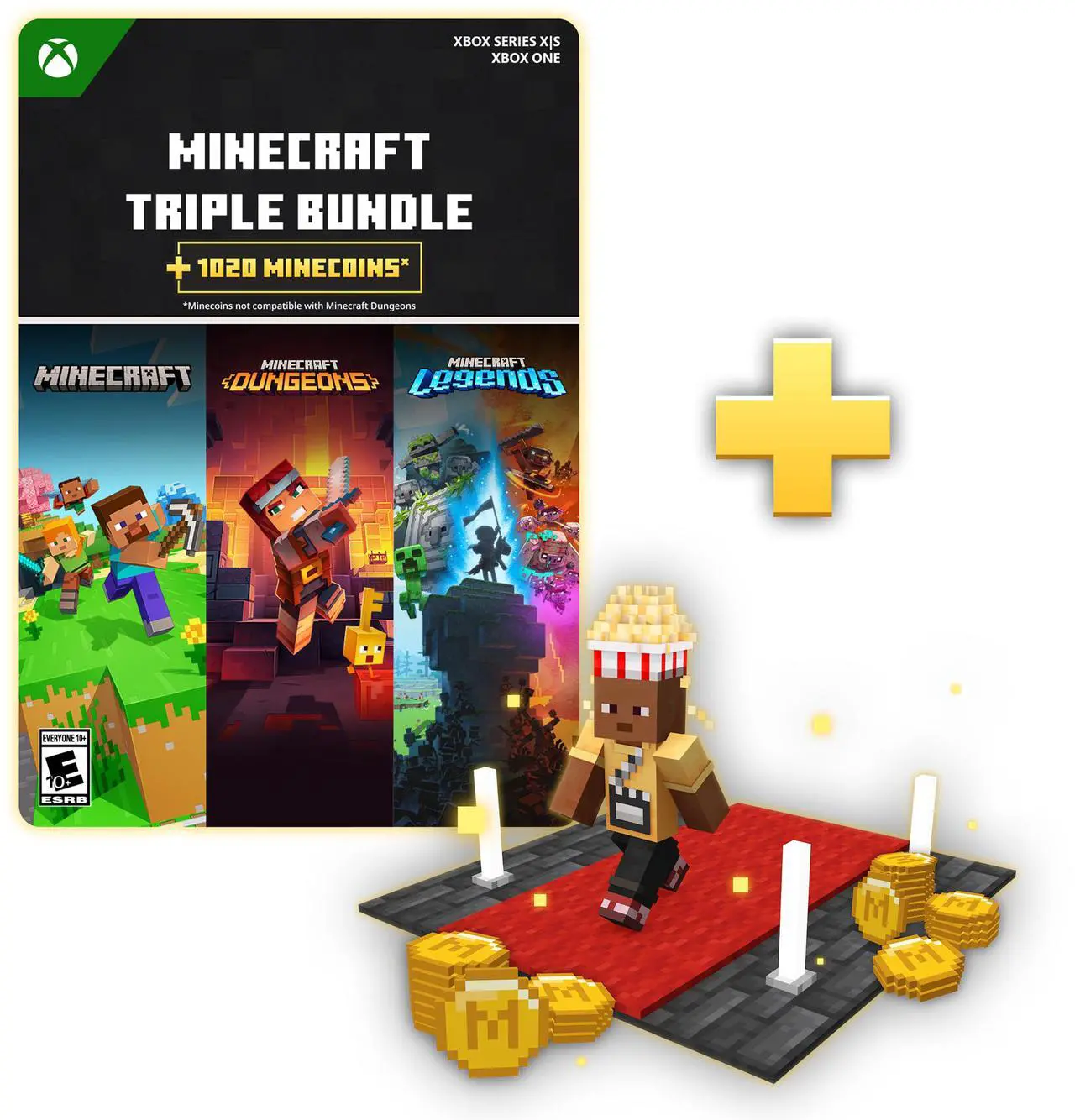 Minecraft Triple Bundle (Minecraft Bedrock Edition, Minecraft Dungeons ...