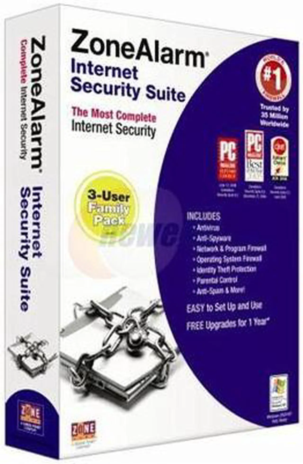 Zone Labs ZoneAlarm Internet Security Suite 2007 3 user - Newegg.com
