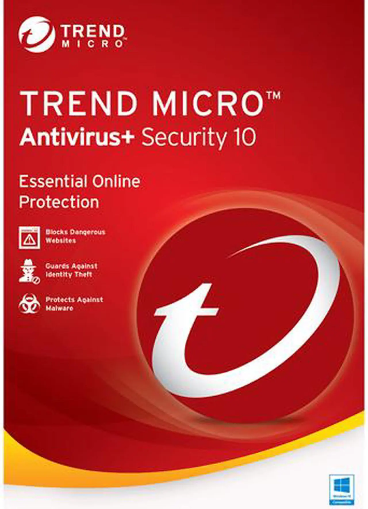TREND MICRO Antivirus + Security 10 - 3 PCs - Newegg.com