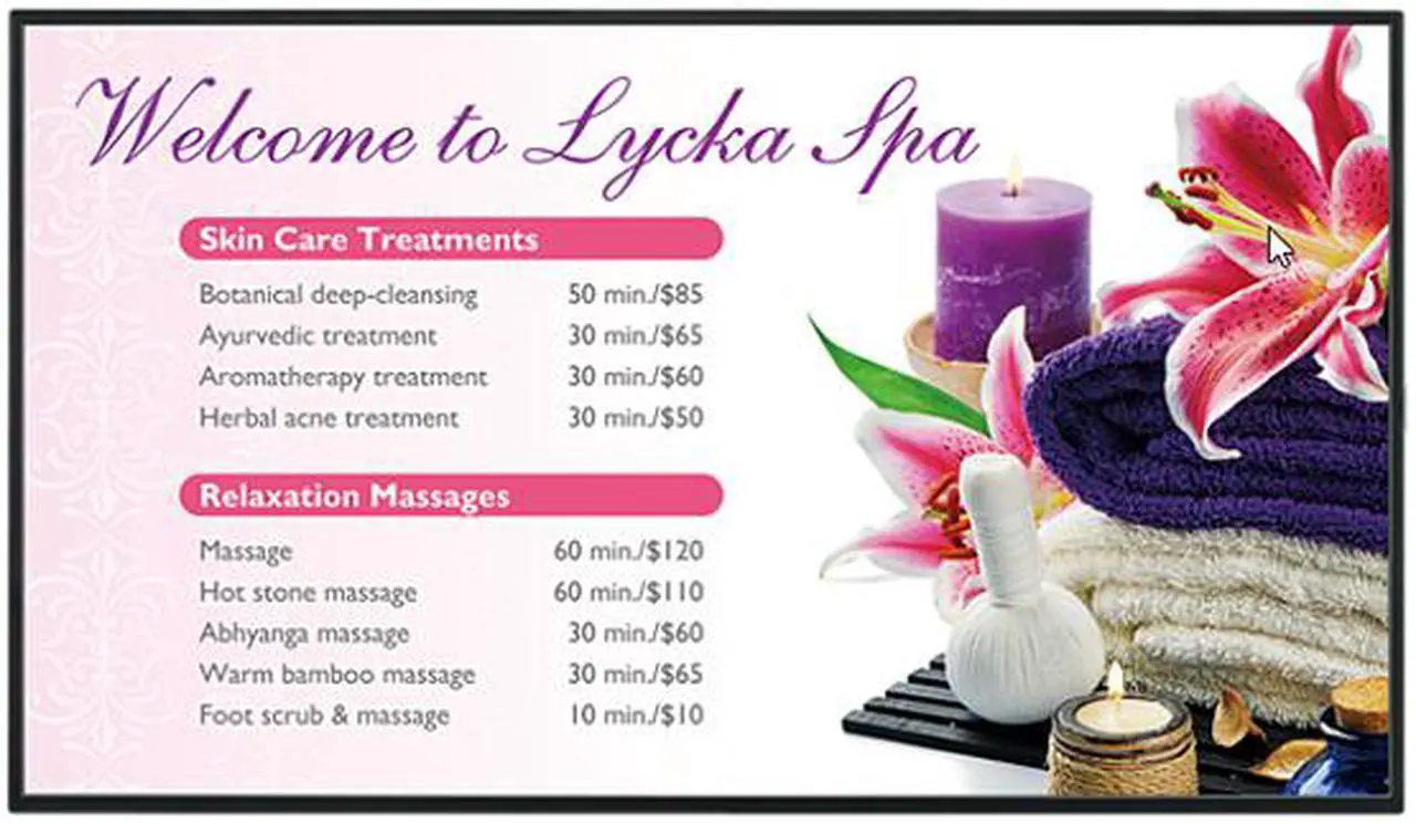 Sharp PN-B501 50" Full HD Commercial Display with Built-in SoC Controller with Android OS 4.4 ...