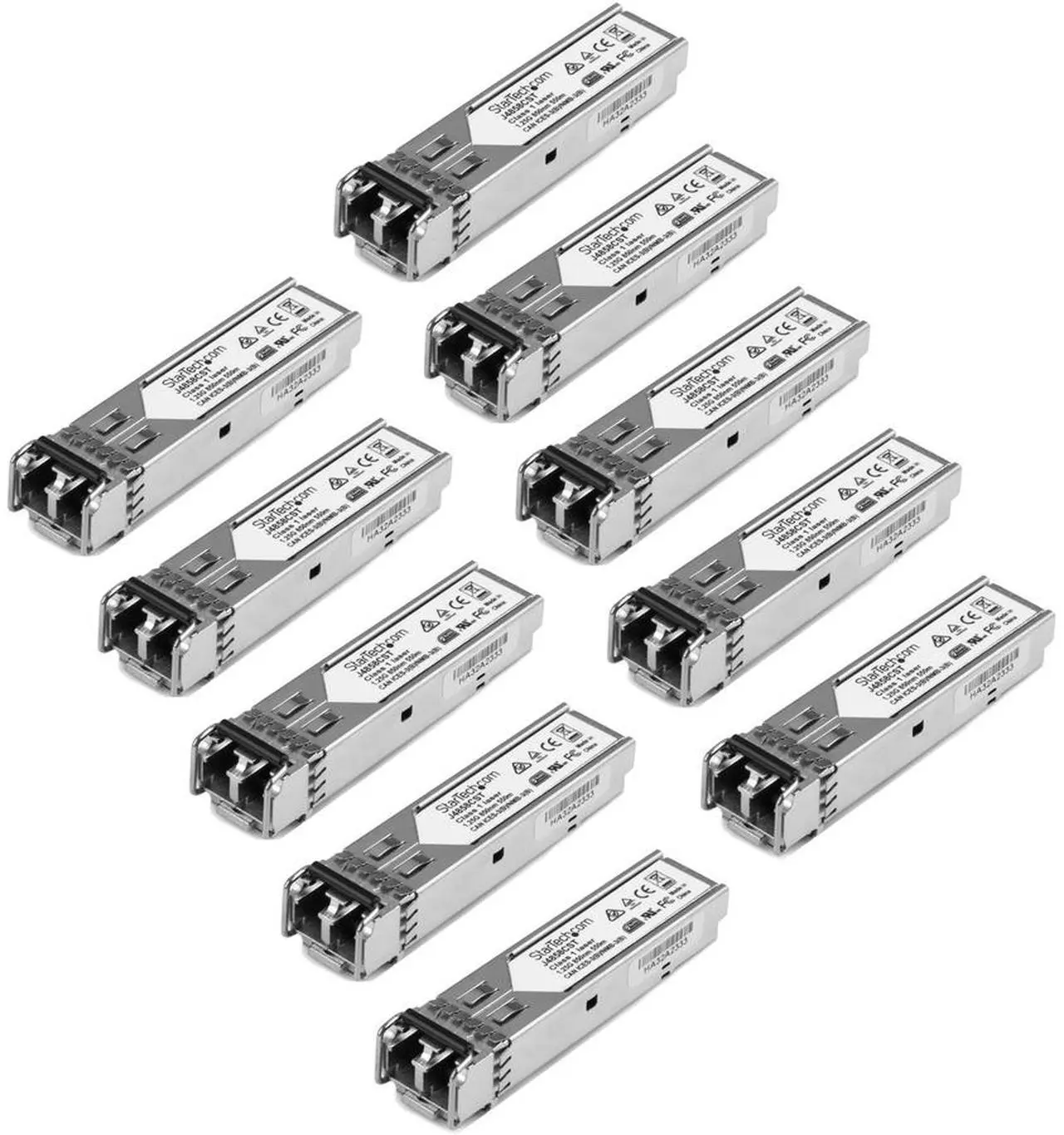 StarTech.com J4858C10PKST HP J4858C Compatible SFP Module - 1000BASE-SX ...
