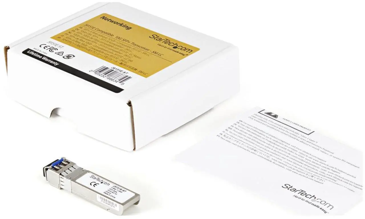 StarTech.com HPE J9151E Compatible SFP+ Module - 10GBASE-LR - 10GE Gigabit Ethernet SFP+ 10GbE ...