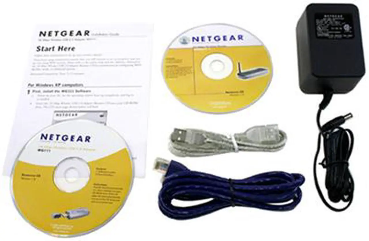 NETGEAR WGB111 Wireless Router and USB2.0 Adapter Kit - Newegg.com
