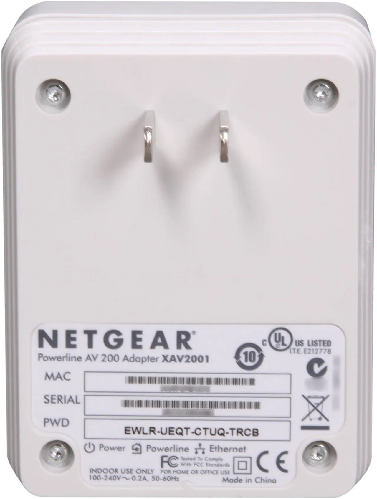NETGEAR XAVB2001-100NAS Powerline AV 200 Adapter Kit - Newegg.com