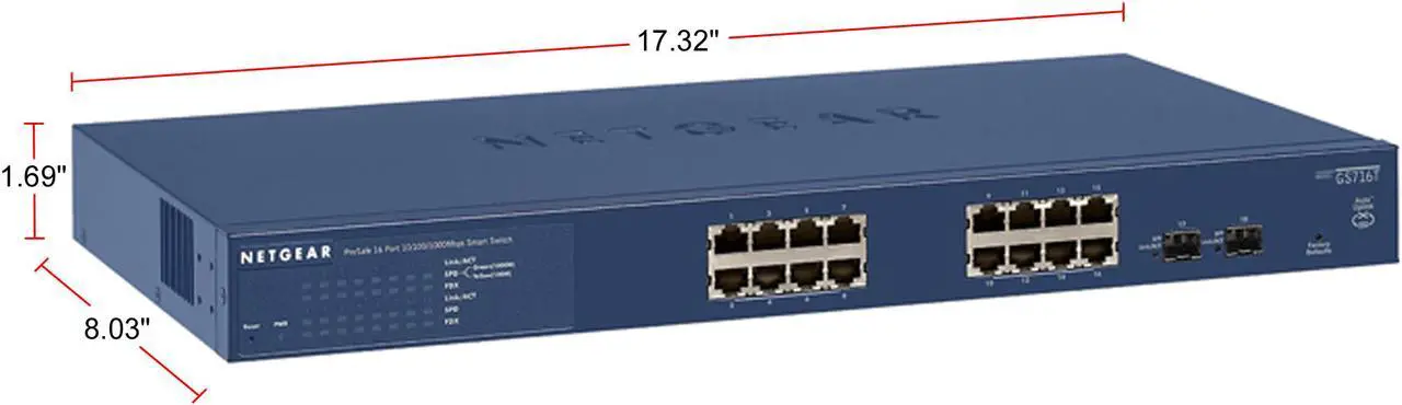 NETGEAR 16-Port Gigabit Smart Managed Pro Switch - Newegg.com