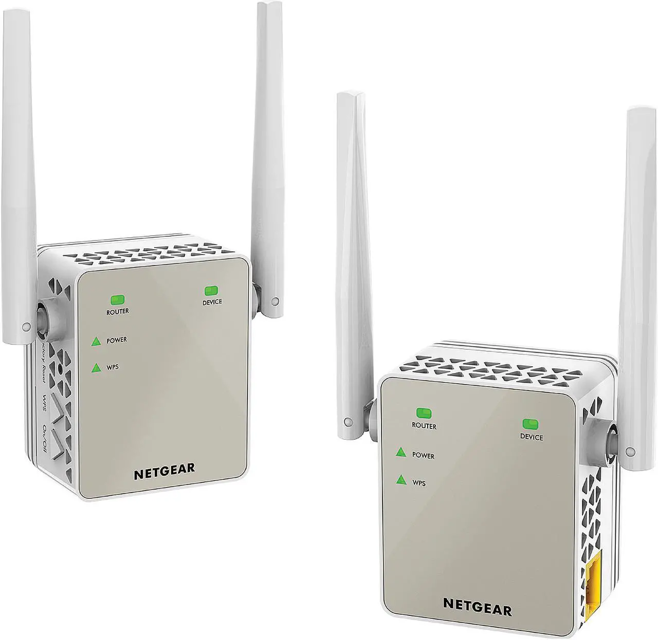 NETGEAR AC1200 Wi-Fi Range Extenders 2-Pack boost Wi-Fi Range for ...
