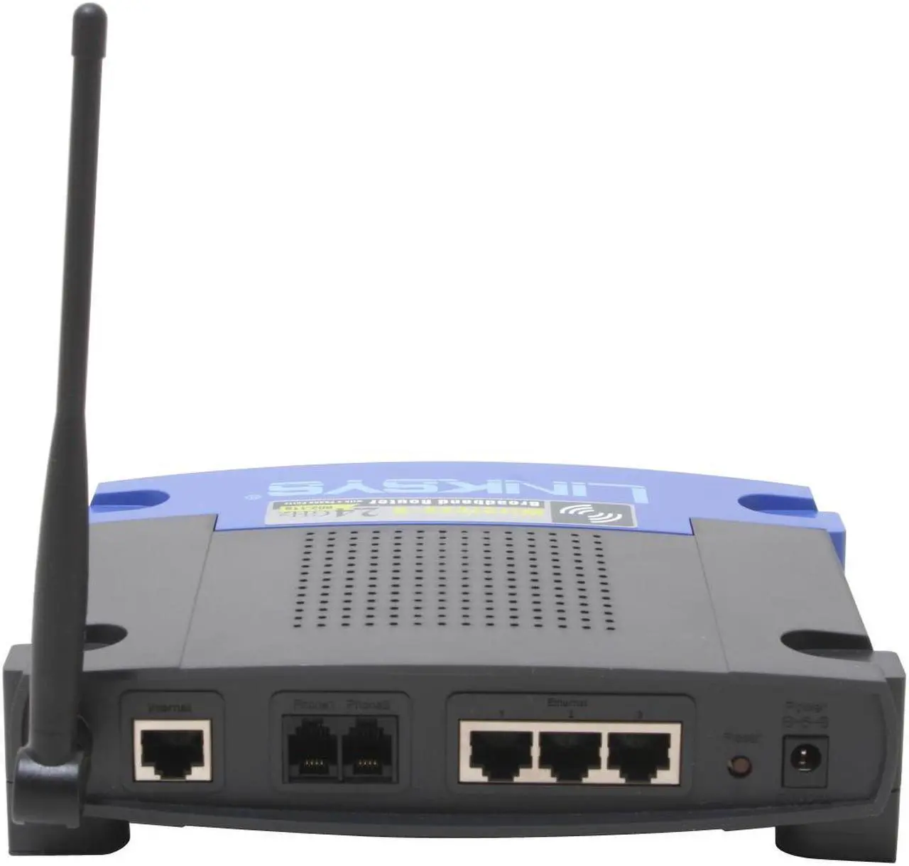 LINKSYS WRT54GP2 Broadband Router Powered by Vonage with 2 Phone Ports ...