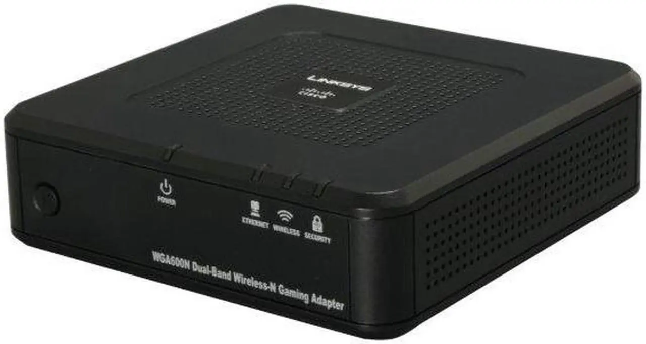 Linksys WGA600N Ethernet Port Dual-Band Wireless-N Gaming Adapter - Newegg.com