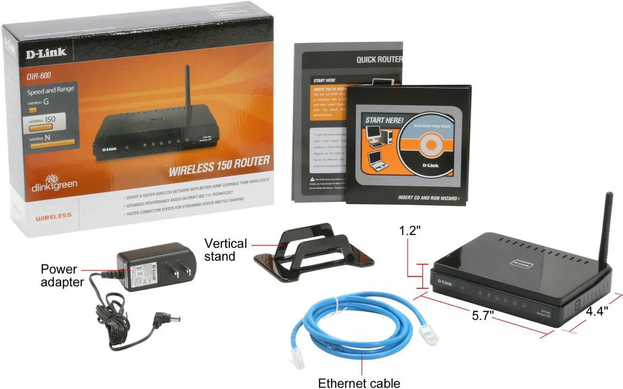 D-Link DIR-600 Wireless Router - Newegg.com