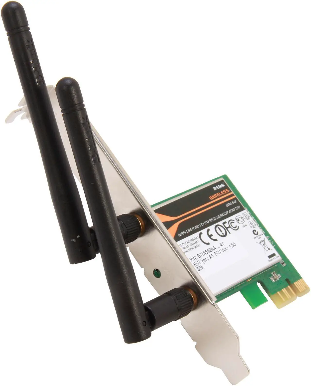 D-Link DWA-548 PCI Express Wireless N300 Desktop Adapter - Newegg.com