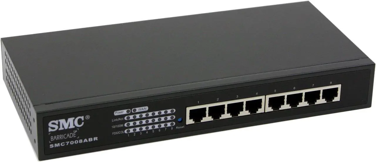 SMC LG-ERICSSON SMC7008ABR 10/100Mbps Cable/DSL Broadband Router ...