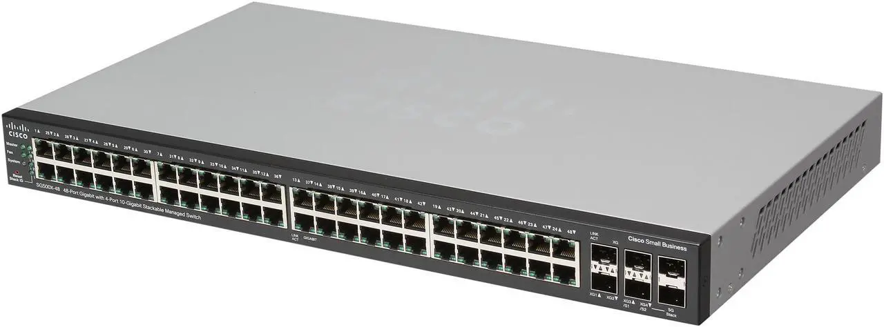 Cisco Small Business 500X Series SG500X-48-K9-NA Stackable Gigabit ...