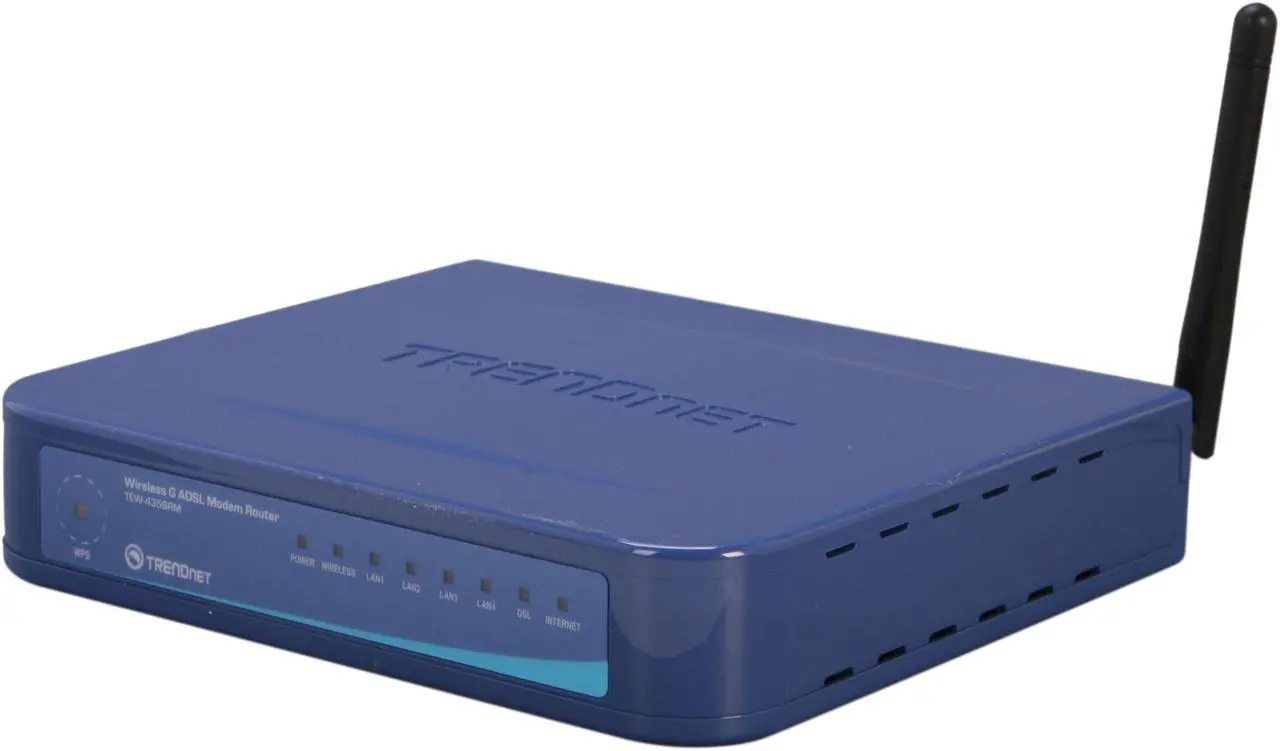 Refurbished: TRENDnet RB-TEW-435BRM Wireless G ADSL Firewall Modem ...