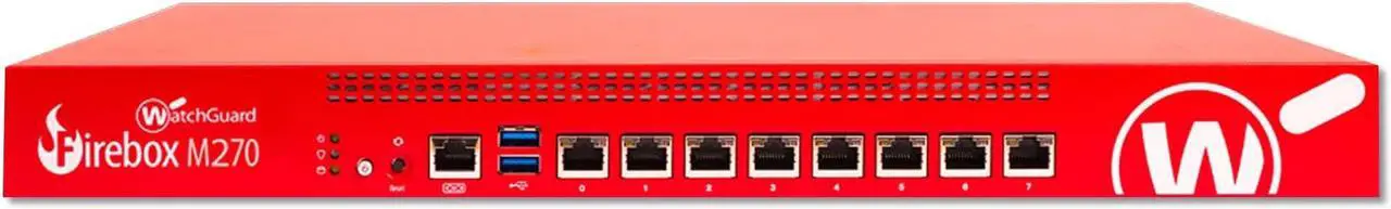 WatchGuard WGM27063 Firebox M270 with 3-yr Basic Security Suite ...