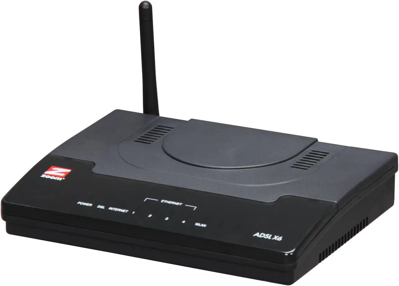 Zoom 5690-00-00AG X6 ADSL 2/2+ Modem w/ Wireless and Broadcom Chipset ...