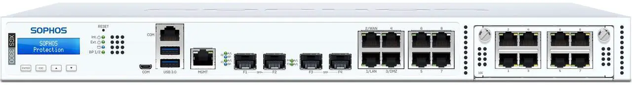Sophos XGS 3300 Network Security/Firewall Appliance - 3 Year Xstream Protection - 8 Port - 10 ...