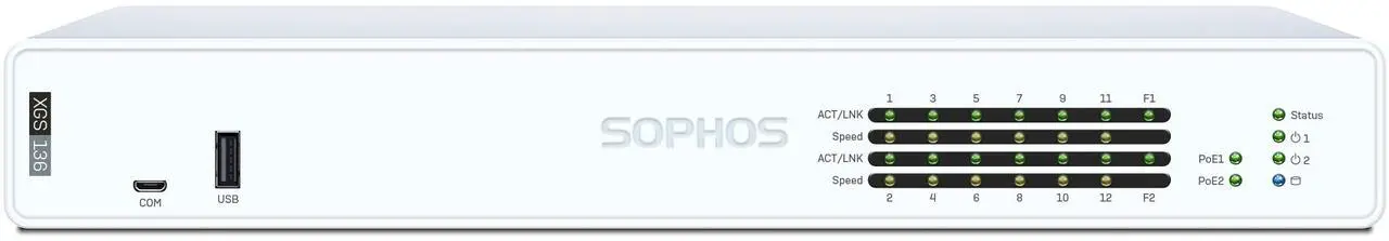 Sophos XGS 136 Network Security/Firewall Appliance 12 Port - 10/100 ...