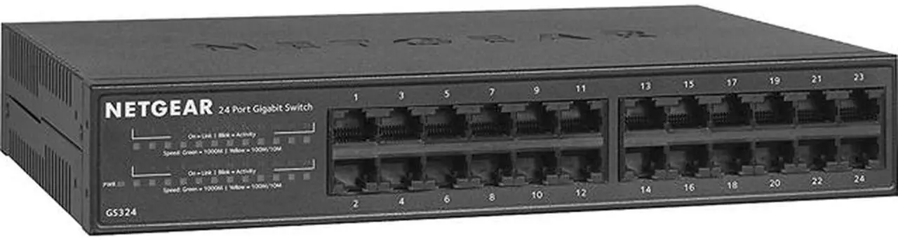 NETGEAR 24-Port Gigabit Ethernet Unmanaged Switch with 16-Ports PoE+ ...