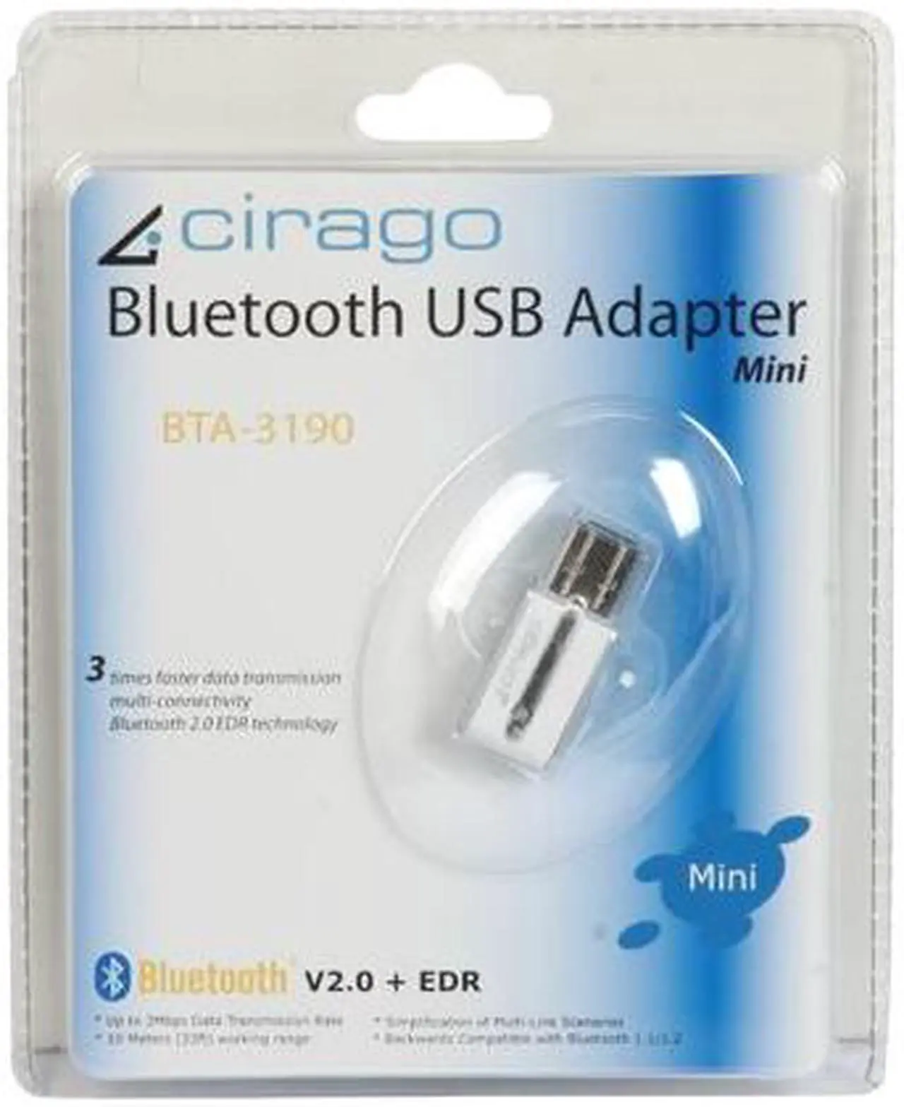 Cirago BTA-3190 Bluetooth Dongle - Mini - Newegg.com