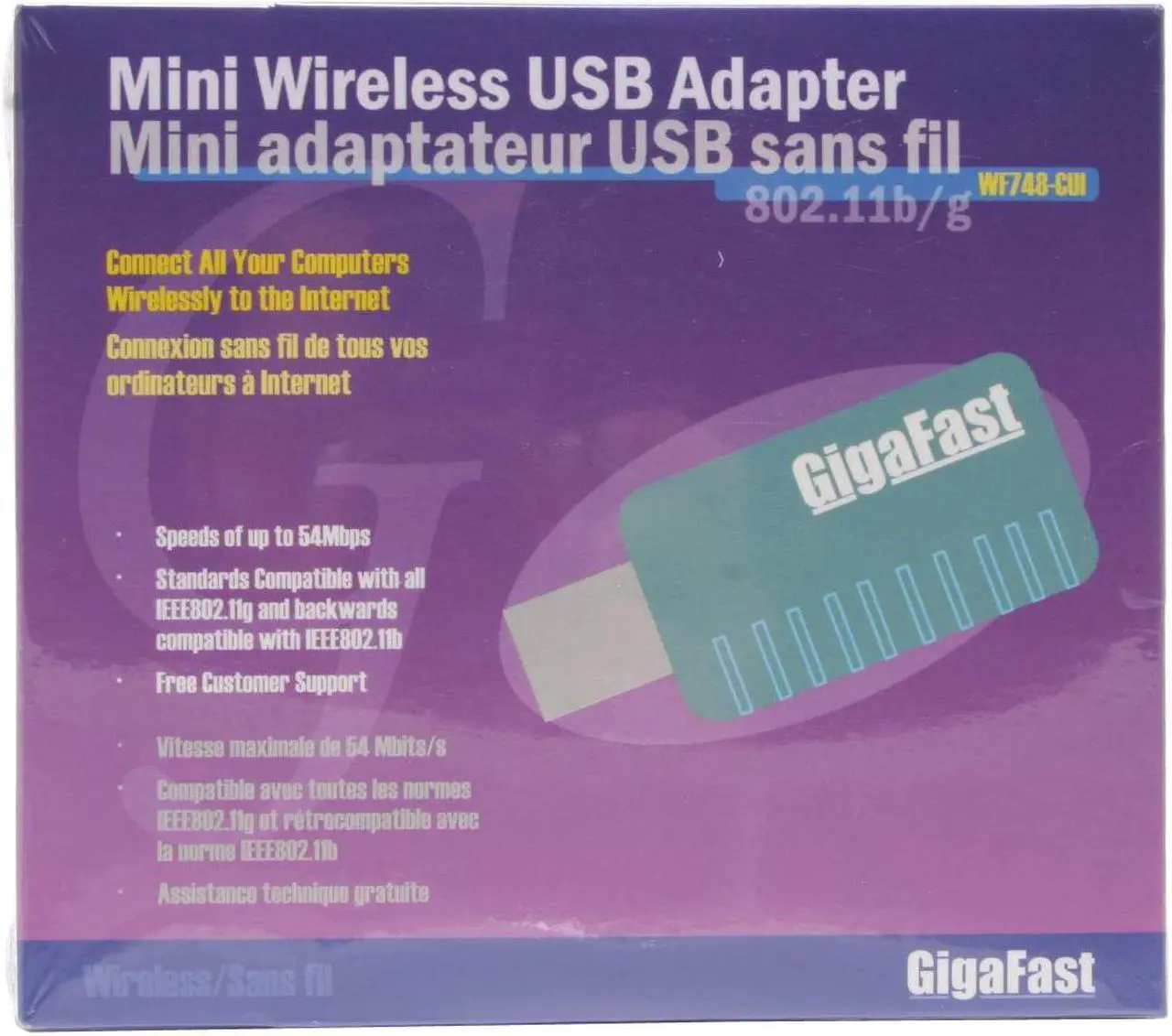 GIGAFAST WF748-CUI USB 2.0 Mini Wireless Adapter - Newegg.com