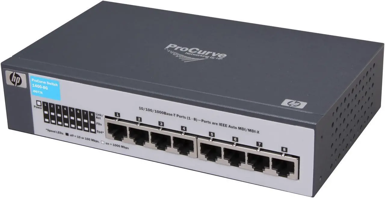HP J9077A ProCurve Switch 1400-8G - Newegg.com