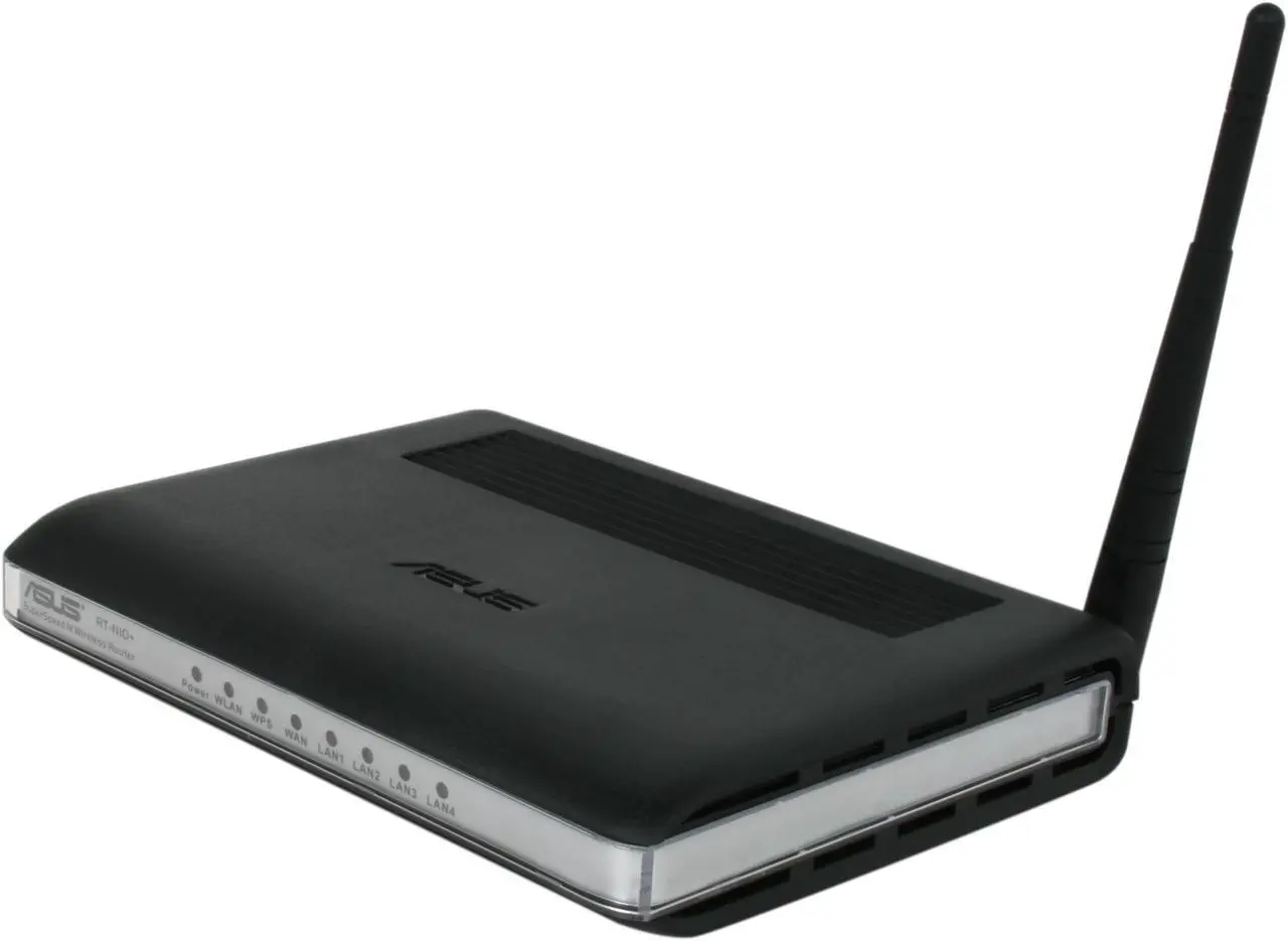 ASUS RT-N10+ IEEE Wireless Router EZ N 802.11b/g/n Support up to 4 SSID ...