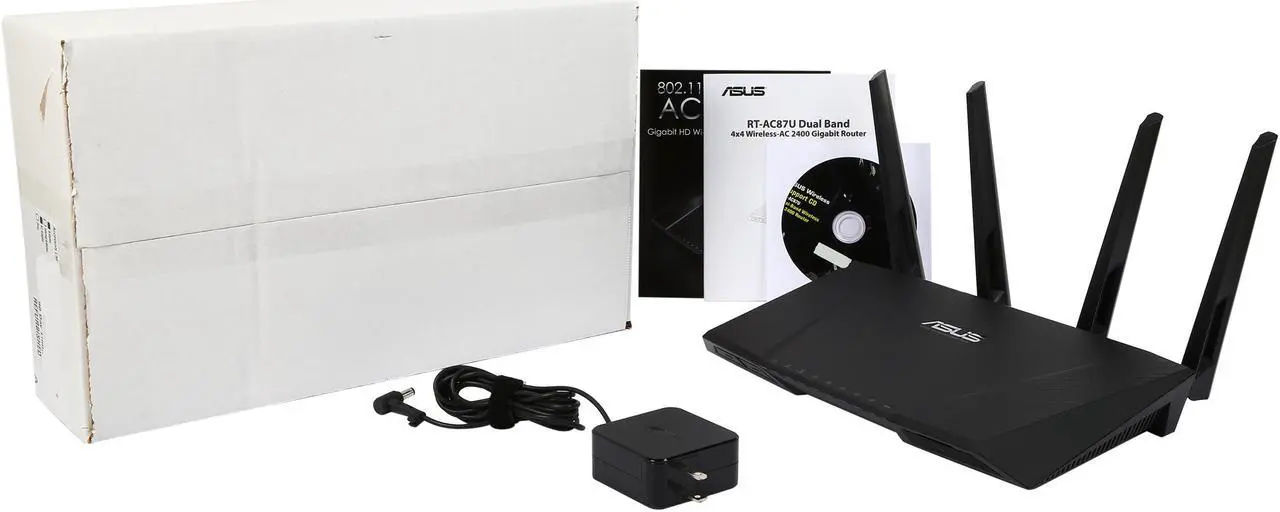 Refurbished: Asus Certified RT-AC87U Wireless-AC2400 Dual-band Gigabit ...