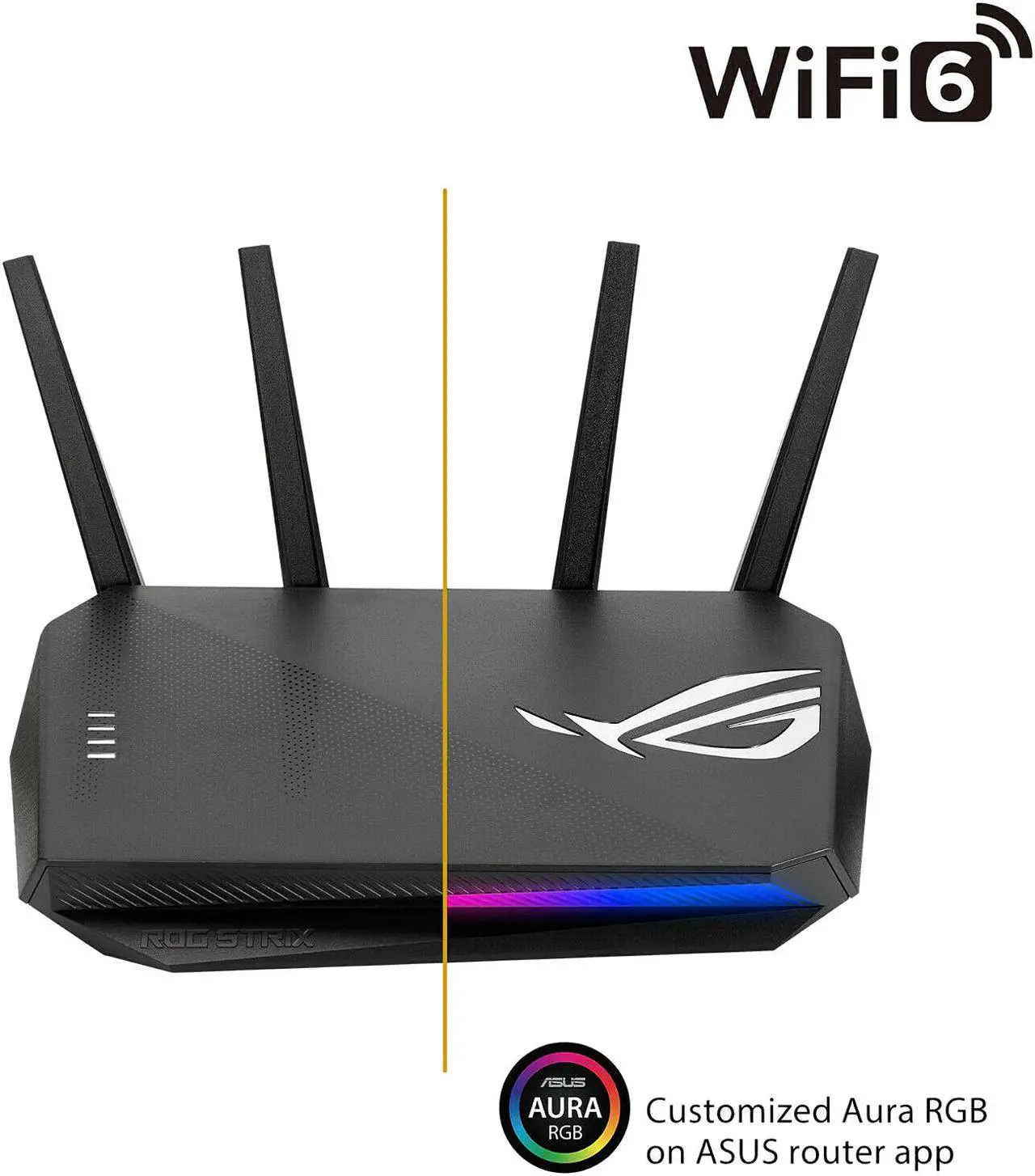 Open Box: ASUS ROG STRIX AX3000 WiFi 6 Gaming Router (GS-AX3000) - Dual ...