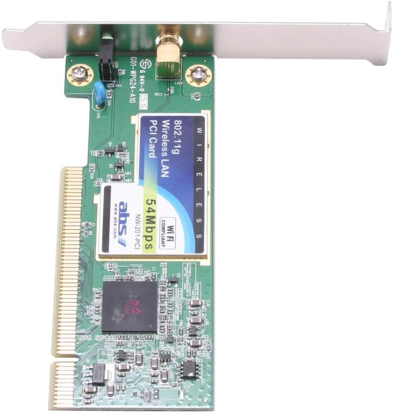 ABS NW-201-PCI 32bit PCI2.2 Wireless G Adapter - Newegg.com